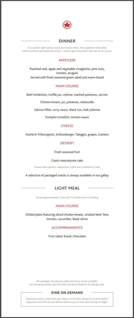 Review: Air Canada Signature Class (787-9) | Frugal Flyer