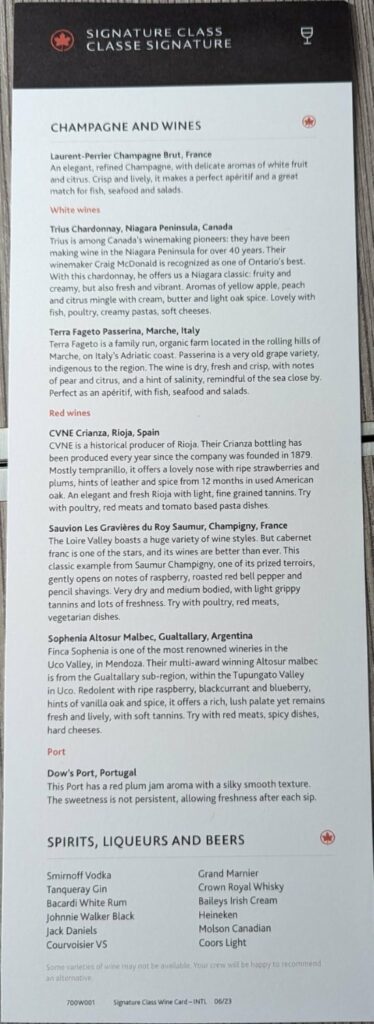 Review: Air Canada Signature Class (787-9) | Frugal Flyer