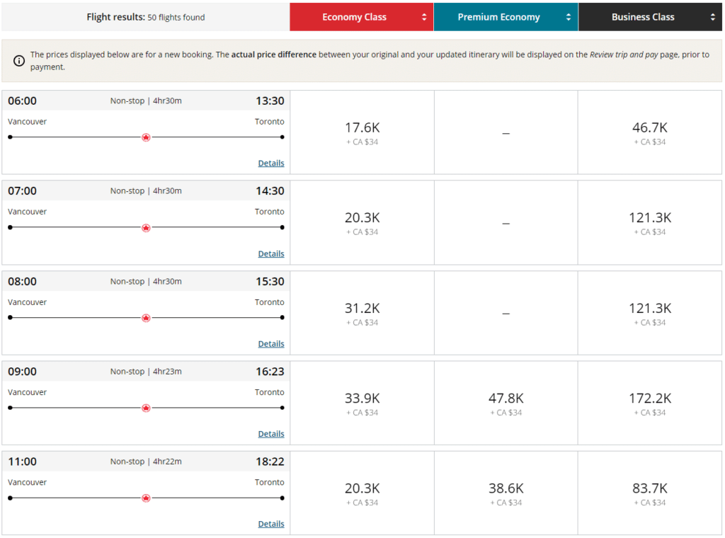 Aeroplan Flight Reward Changes Explained | Frugal Flyer