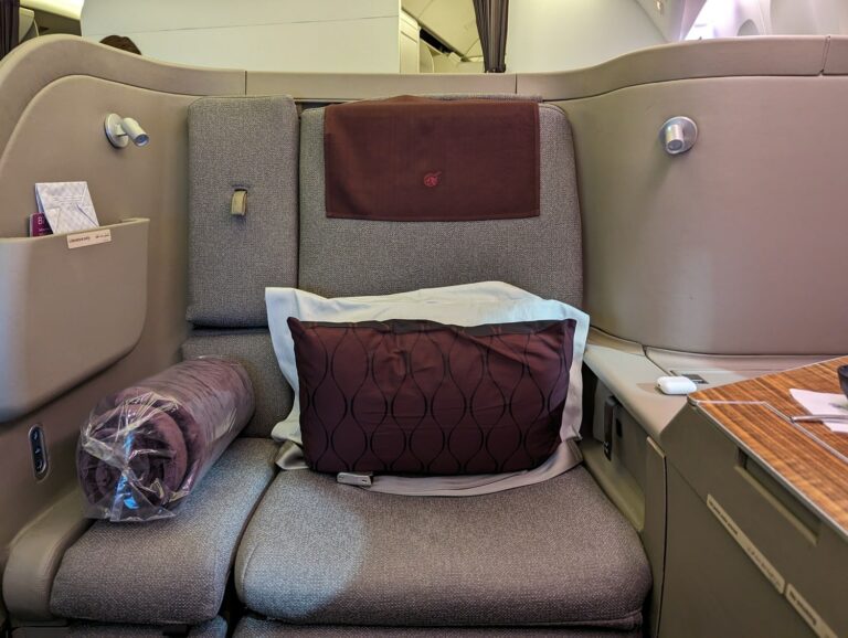 Review: Qatar Airways First Class (777-300ER) | Frugal Flyer