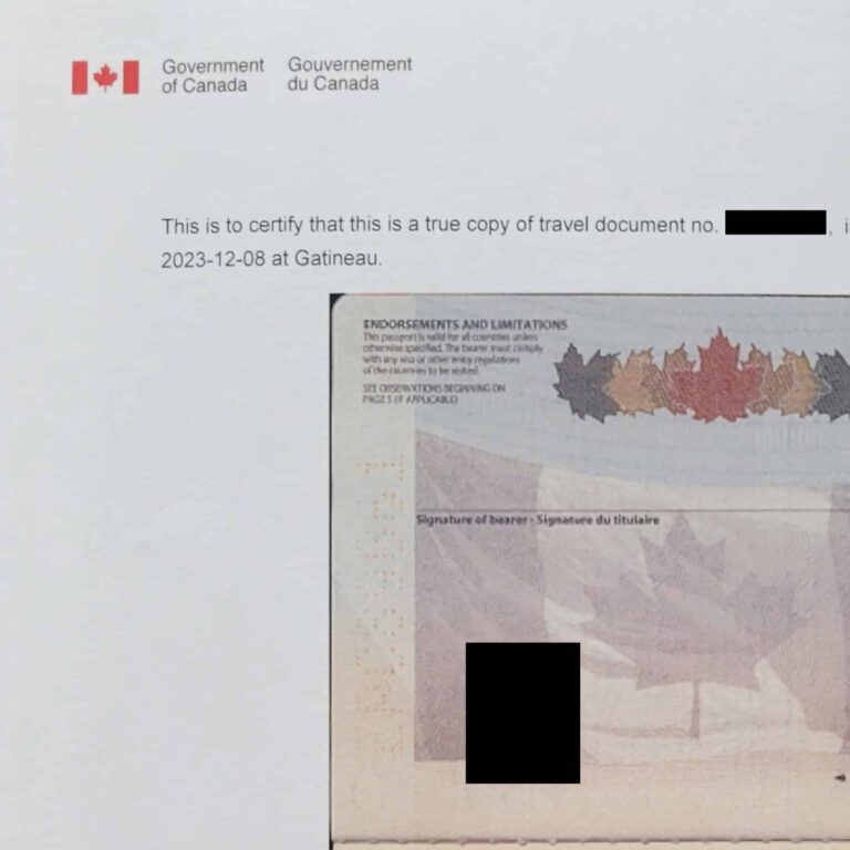 IRS Rejecting Certified True Copies of Canadian Passports | Frugal Flyer