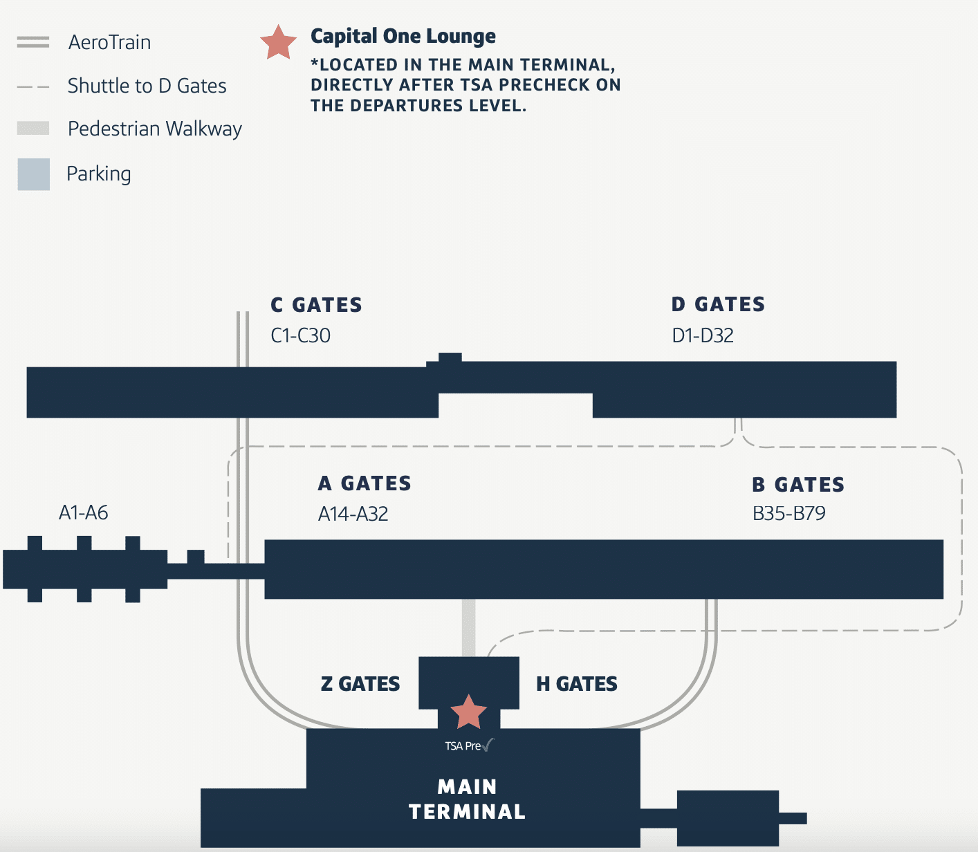 Review: Capital One Lounge at Washington Dulles International Airport ...