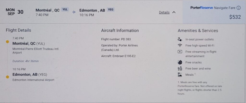 Porter Airlines Review: Is It Worth It? | Frugal Flyer