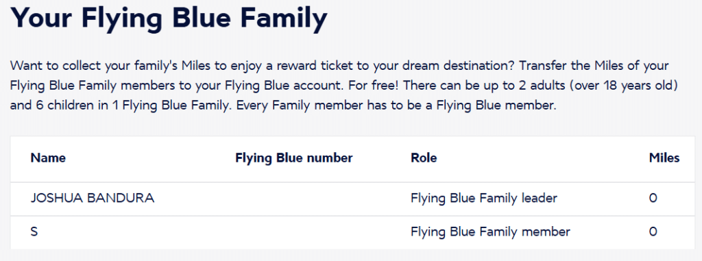 The Complete Guide To Flying Blue Family Accounts | Frugal Flyer