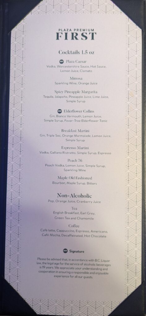 Review: Plaza Premium First Lounge at Vancouver International Airport (YVR)