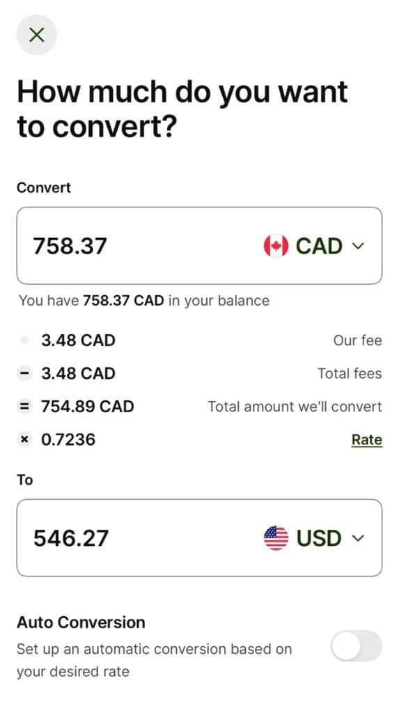 How to Avoid Fees When Converting CAD to USD | Frugal Flyer