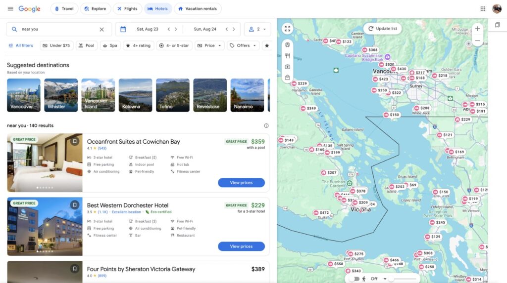 How I Use Google Hotels To Save Time | Frugal Flyer