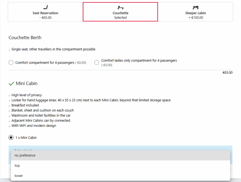 Review: ÖBB NightJet Sleeper Cabin, Mini Cabin | Frugal Flyer