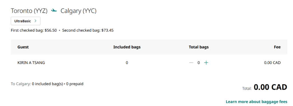 WestJet UltraBasic: Is It Worth It? | Frugal Flyer